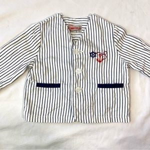 danny dare | Jackets & Coats | Vintage 8s Danny Dare Nautical Striped Sport Coat 3t Jacket ...